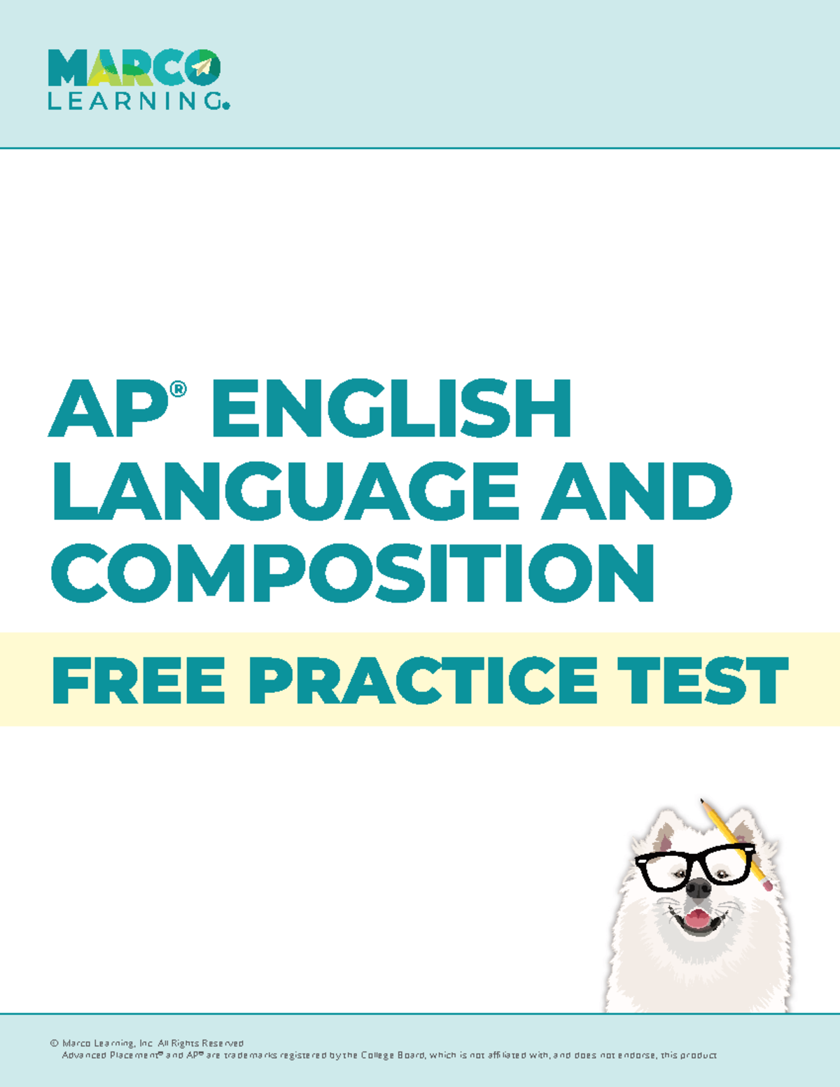 AP ENGLISH LANGUAGE AND COMPOSITION PRACTICE TEST 1 - Studocu