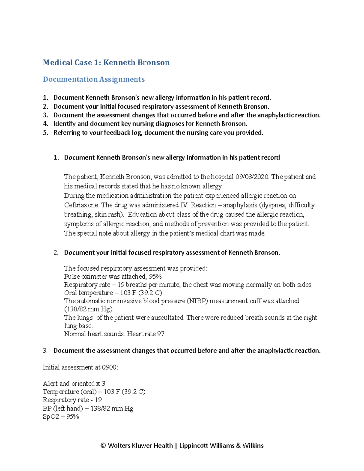ACLS - Pre Course Work-1 - ACLS Precourse Self-Assessment and Precourse ...