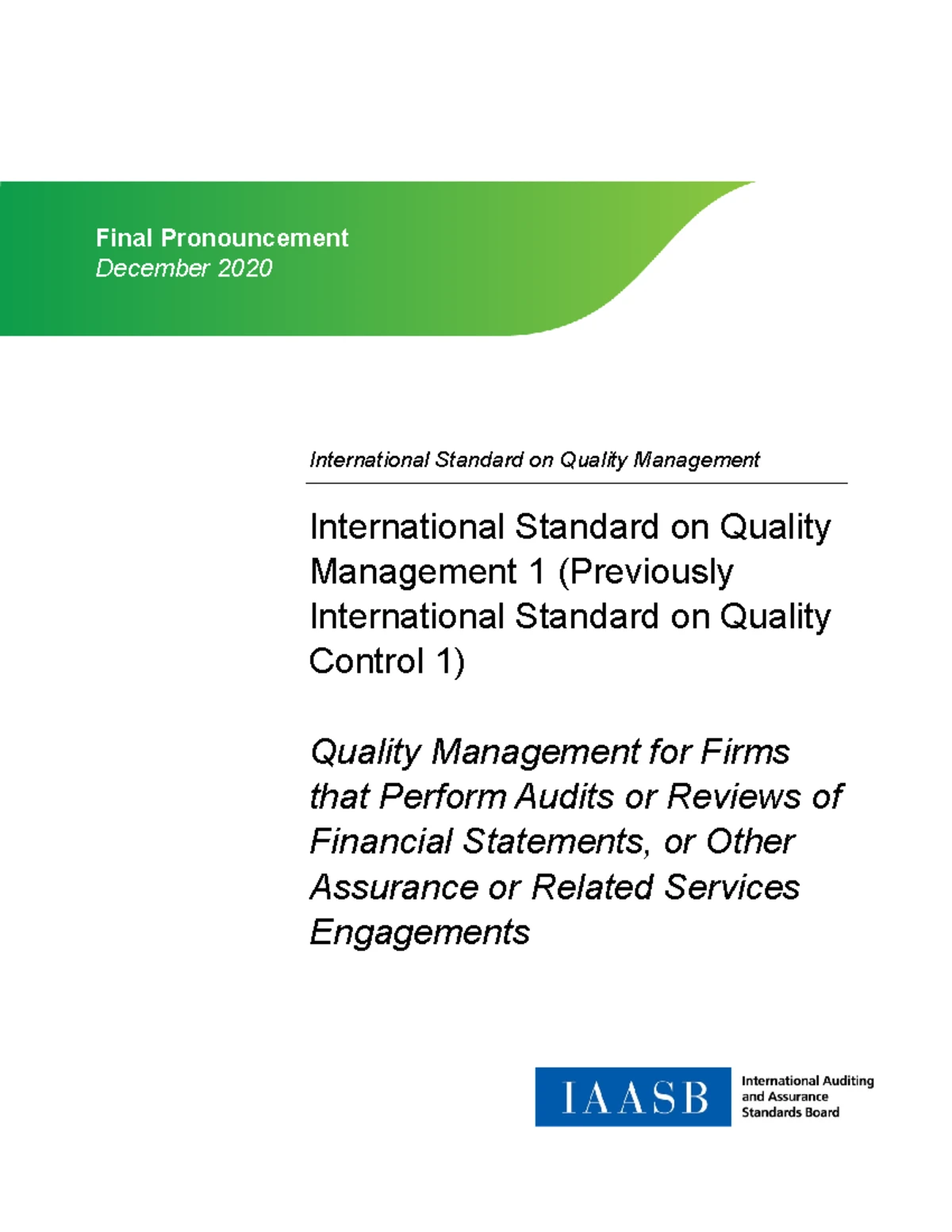 ISA 300 - ISA - INTERNATIONAL STANDARD ON AUDITING 300 PLANNING AN AUDIT OF FINANCIAL STATEMENTS ...