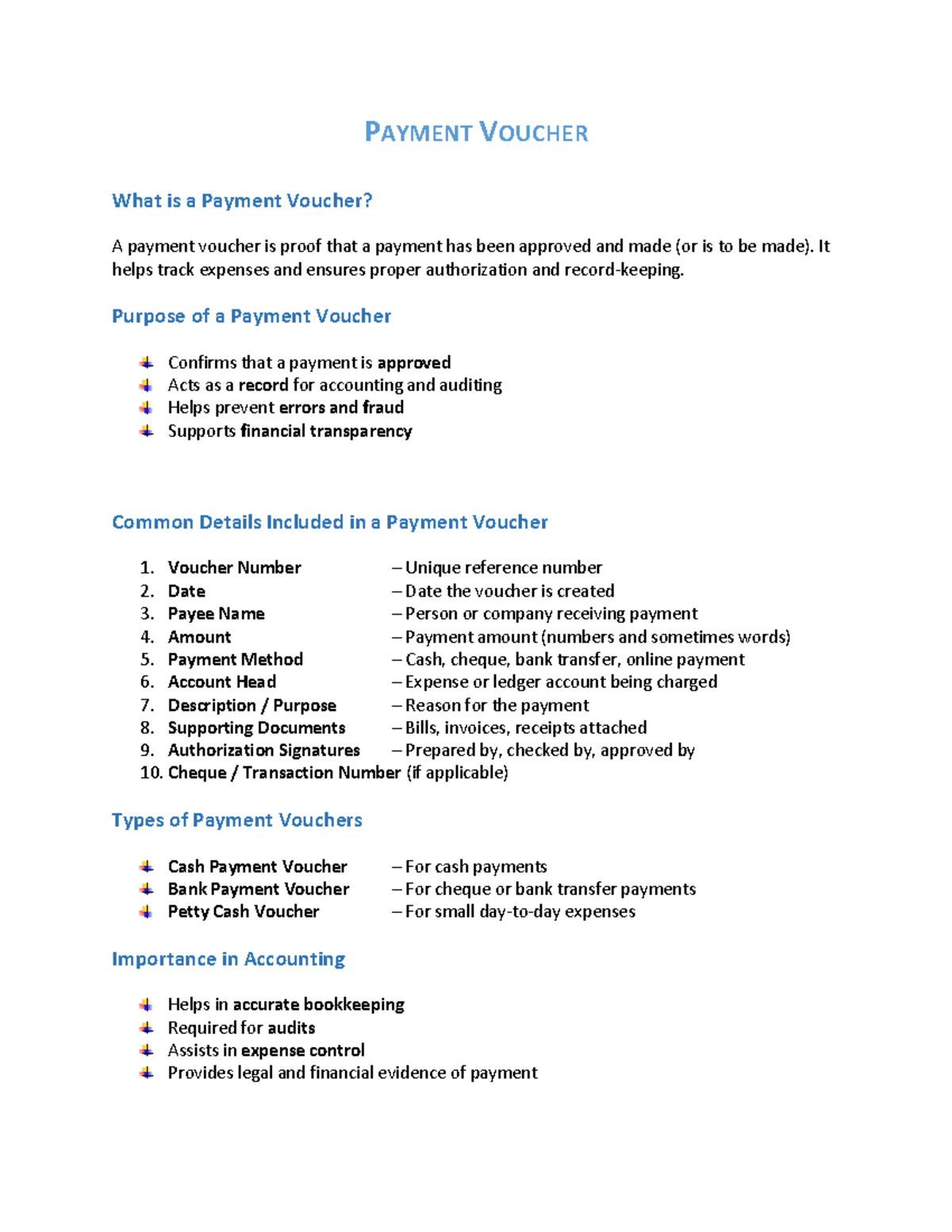 All Types of Vouchers: Payment, Receipt, Journal, and More (1766565321 ...