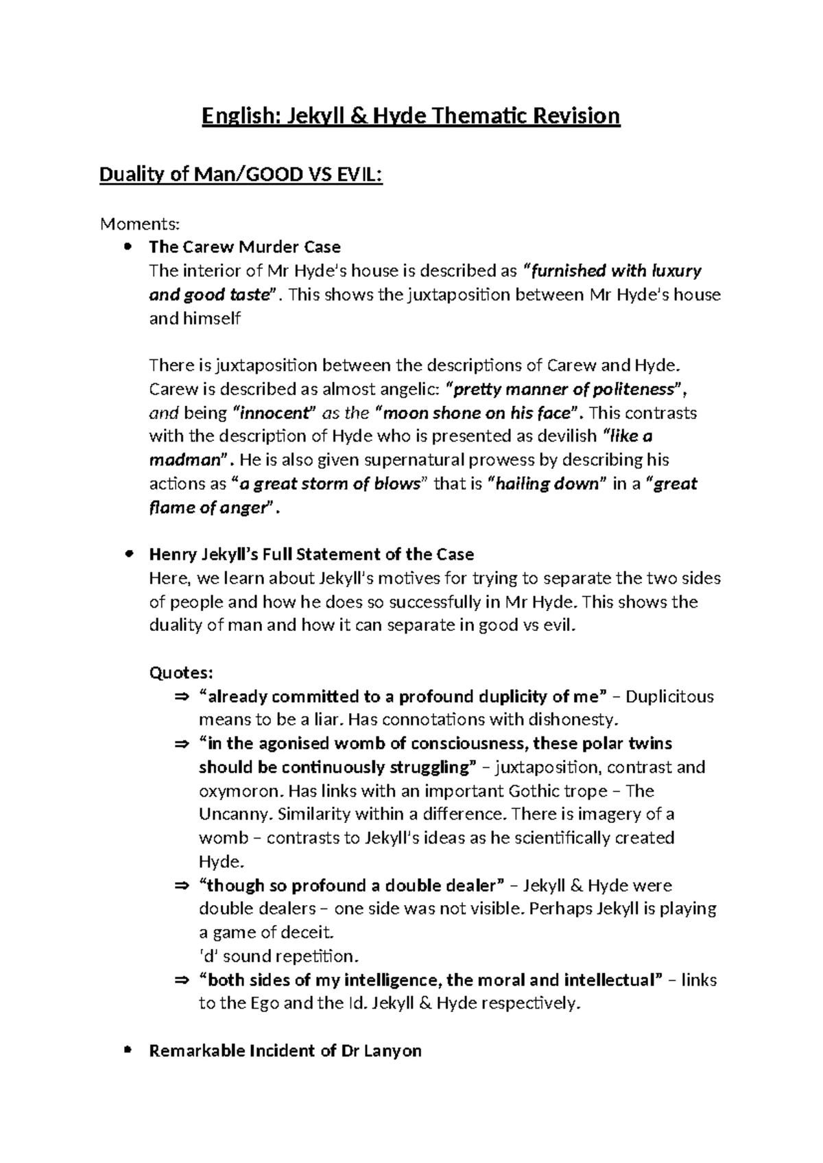 AQA GCSE English Language Paper 1 revision booklet - GCSE English ...