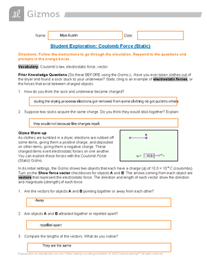 Electromagnetic Induction gizmo answer key - Activity A ...