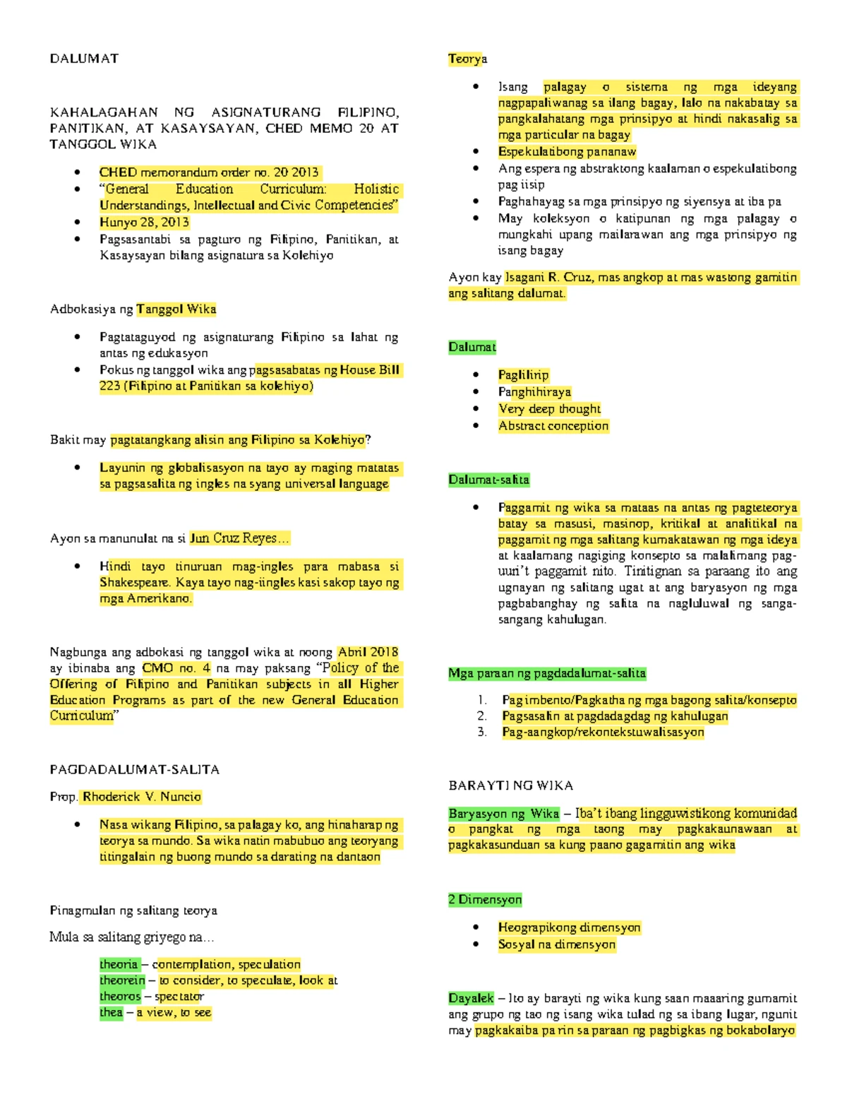 Dalumat 1 - Simple - DALUMAT NG/SA FILIPINO Ano ang DALUMAT? Ang ...
