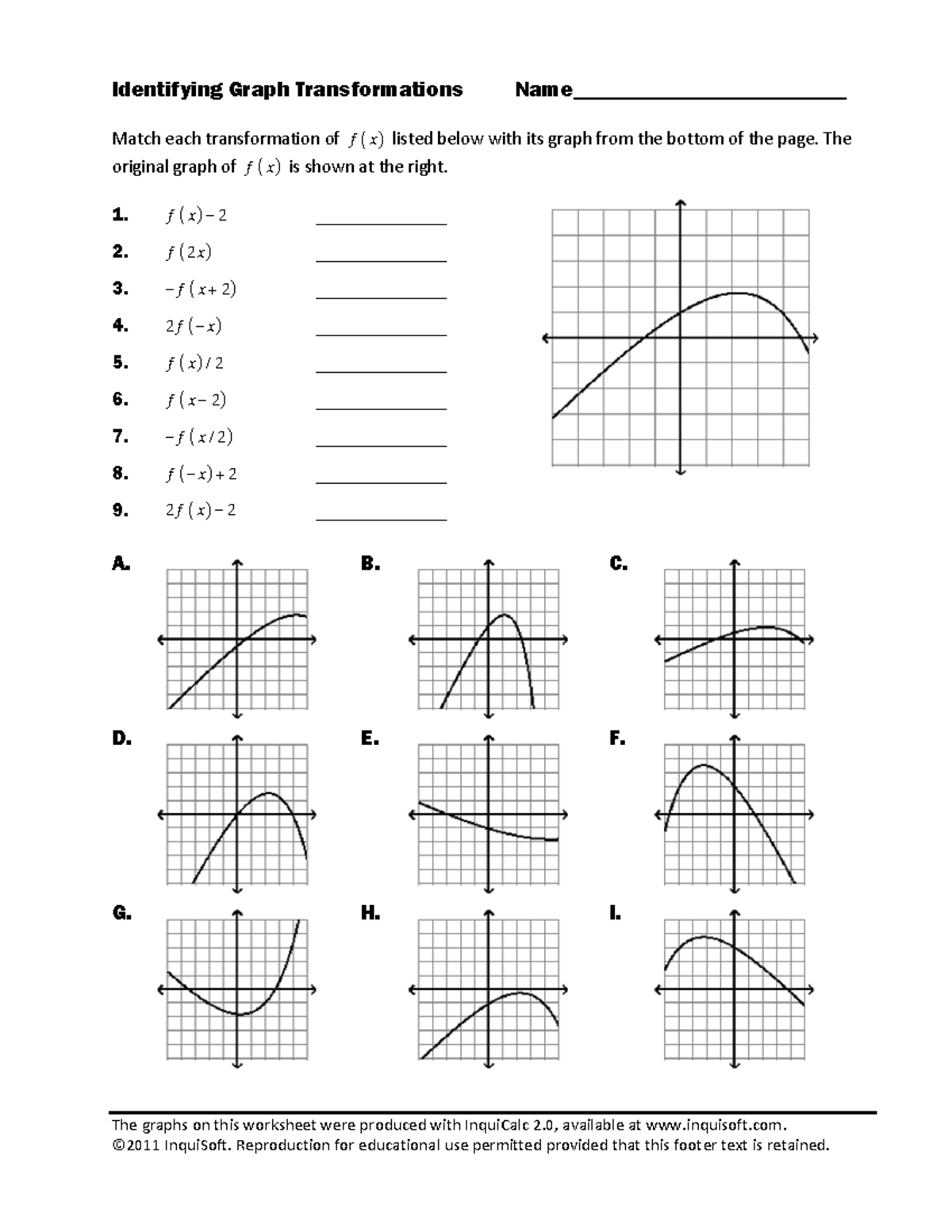 Identifying Graph Transformations: Matching Functions and Graphs - Studocu