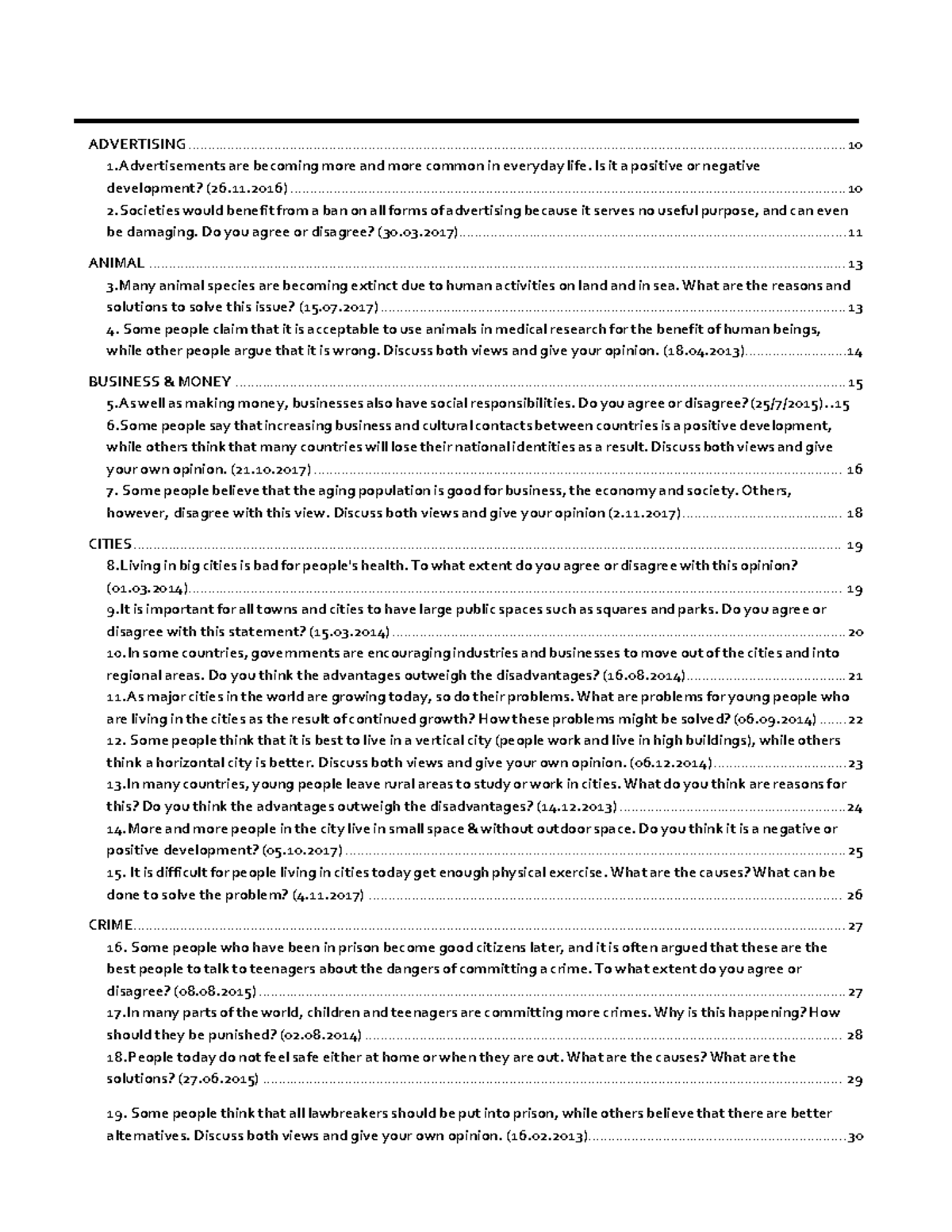 Ebook Vocab & Ideas for 100 Writing Topics (Writing 101) - Studocu