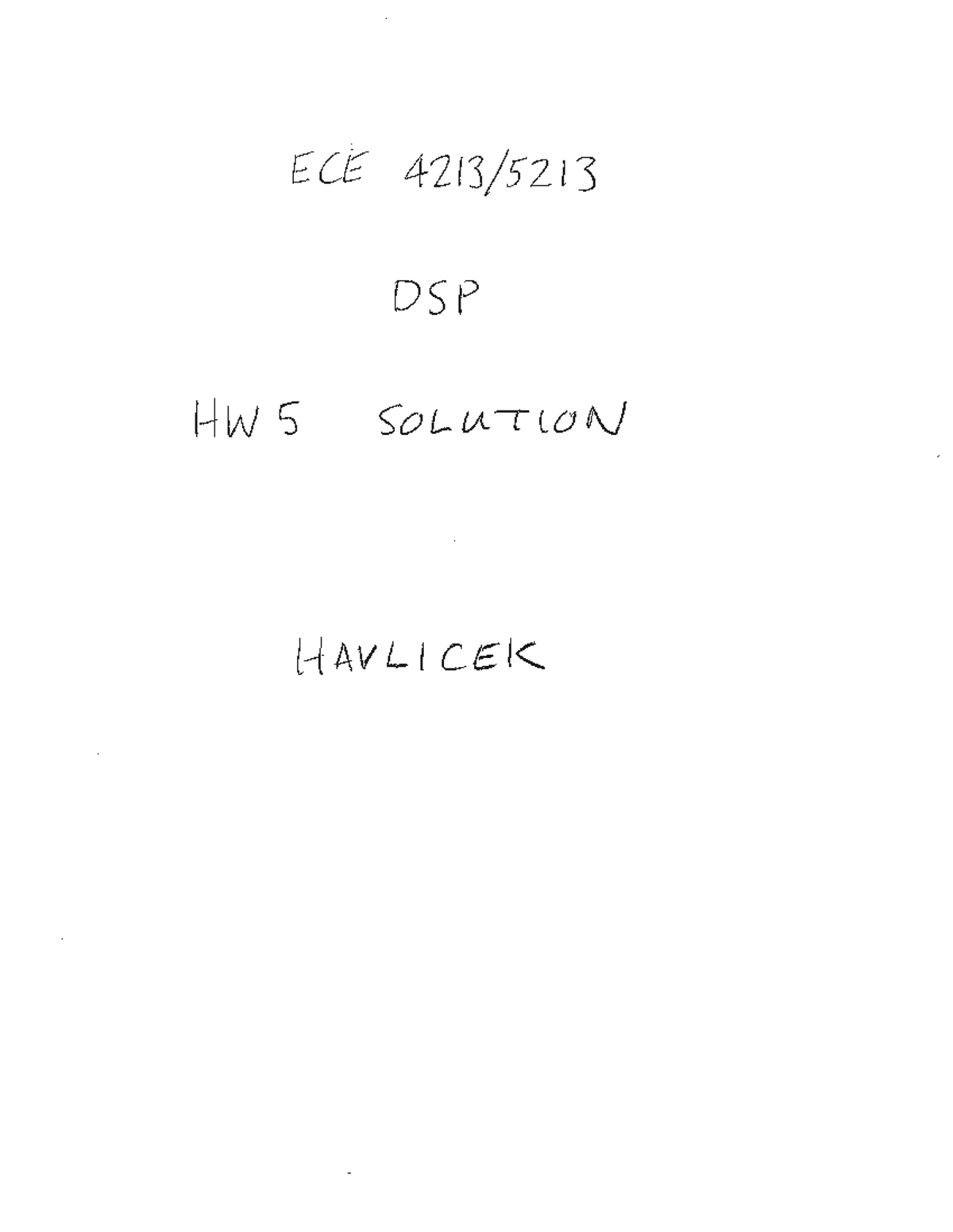 Hw05sol - Lecture notes Hw01sol - Answer sheet - £CG' 4113/SZl D51:> l~ W S