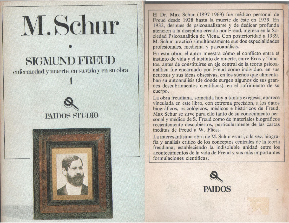 Max Schur Sigmund Freud Enfermedad y muerte - El Dr. Max Schur fue ...