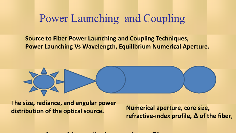 Optical Rx-4A: Power Launching & Coupling Techniques Explained - Studocu