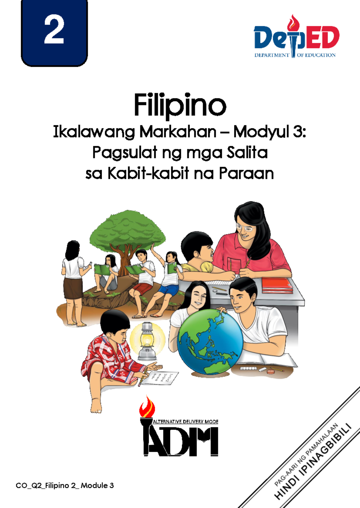 Filipino 2 Q2 Modyul 3: Pagsulat ng Salita sa Kabit-Kabit na Paraan ...