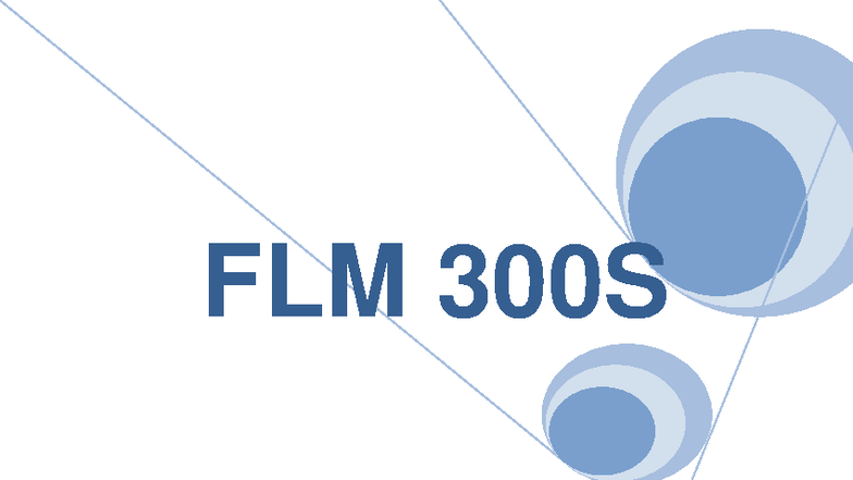 FLM 300S FLUID MECHANICS 3 1 CHAPTER 1: Flow Analysis and Types of Flow ...