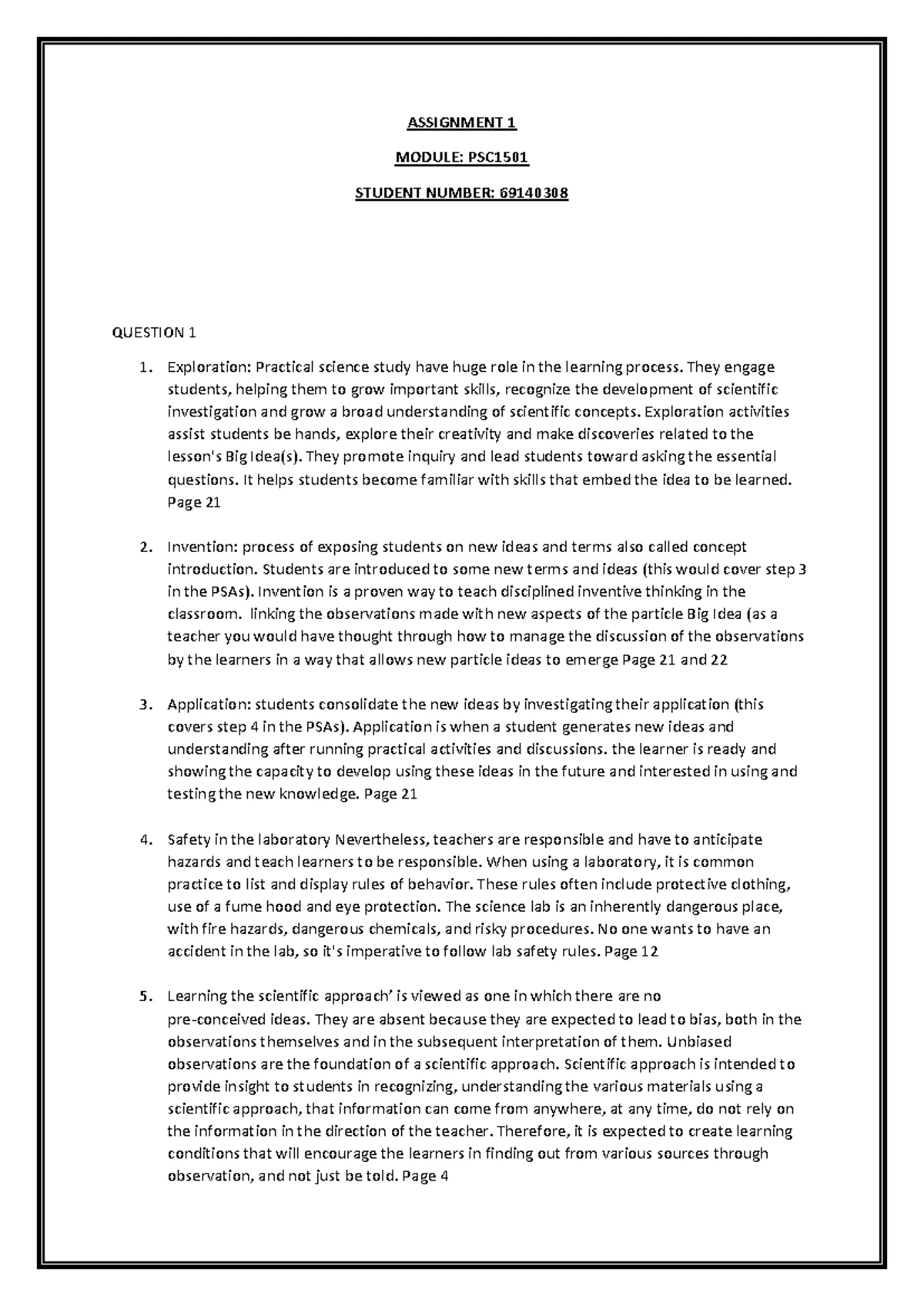 PSC1501 Assignment 3 Memo 2024 - PSC ASSIGNMENT DUE 5 JULY QUESTION 1 There are several types of ...