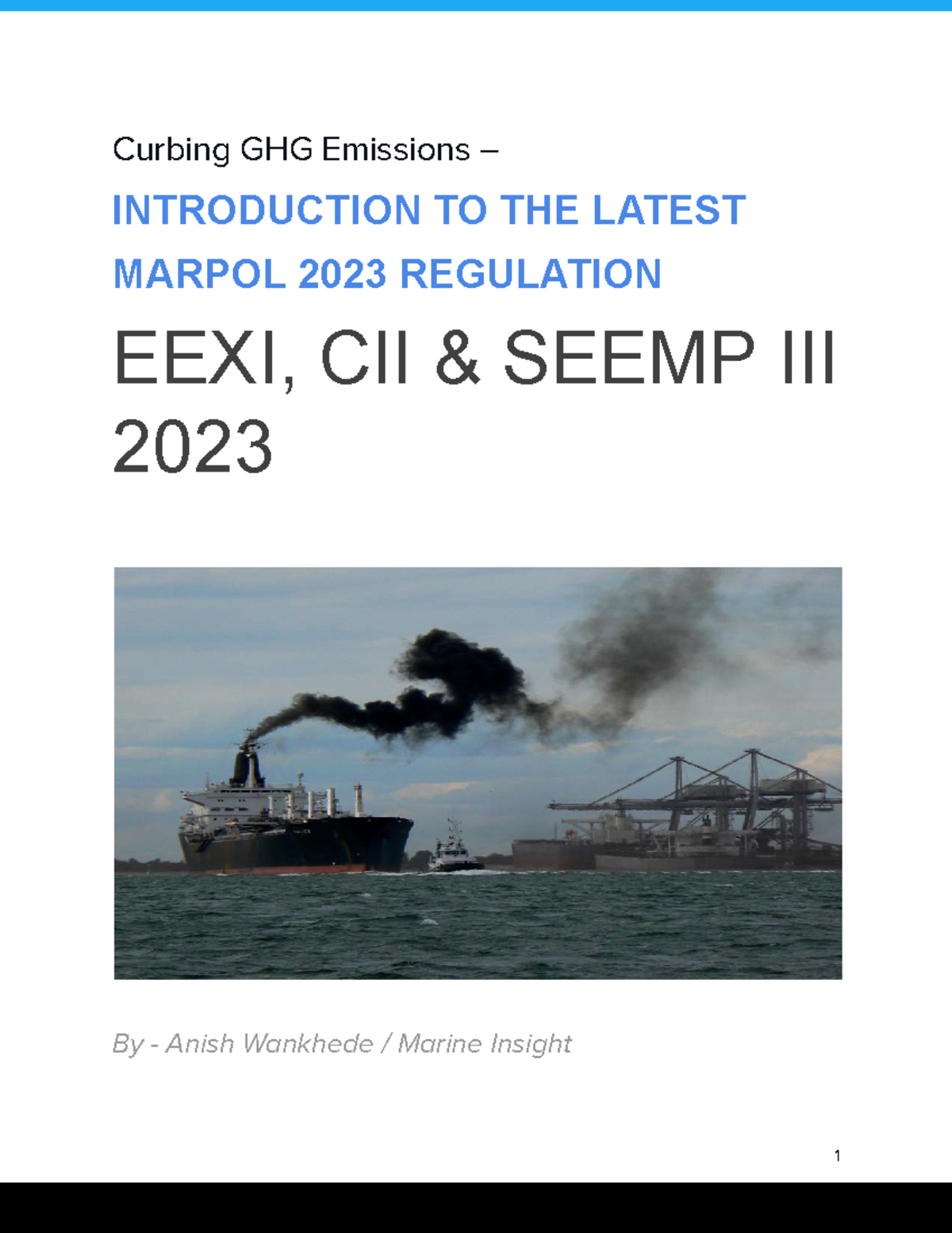 MARPOL 2023 Regulations: EEXI, CII, and SEEMP Overview - Studocu