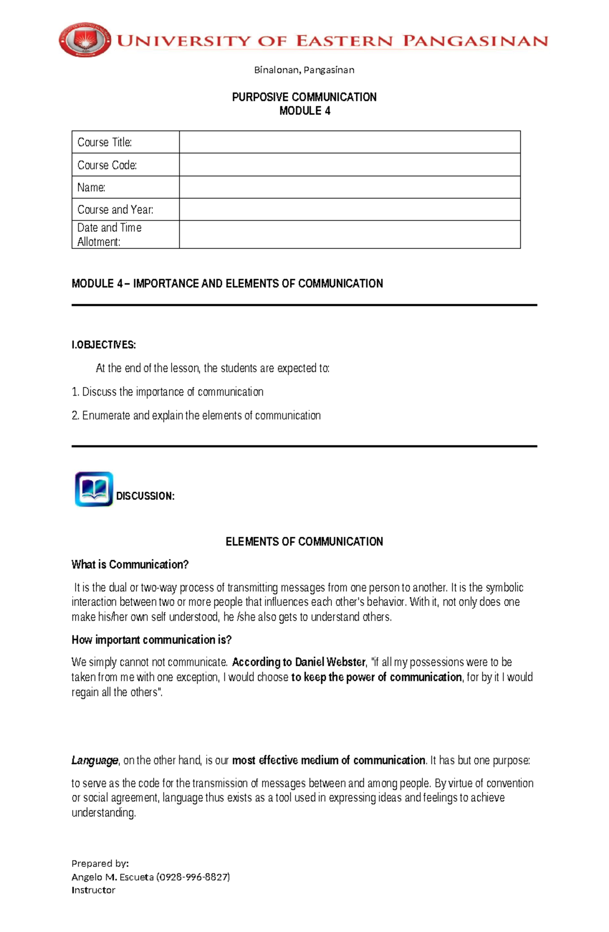 Module-4-Importance-and-Elements-of-Communication - PURPOSIVE ...
