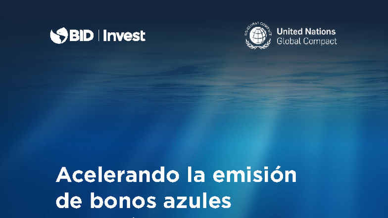 Acelerando la Emisión de Bonos Azules en América Latina y el Caribe ...