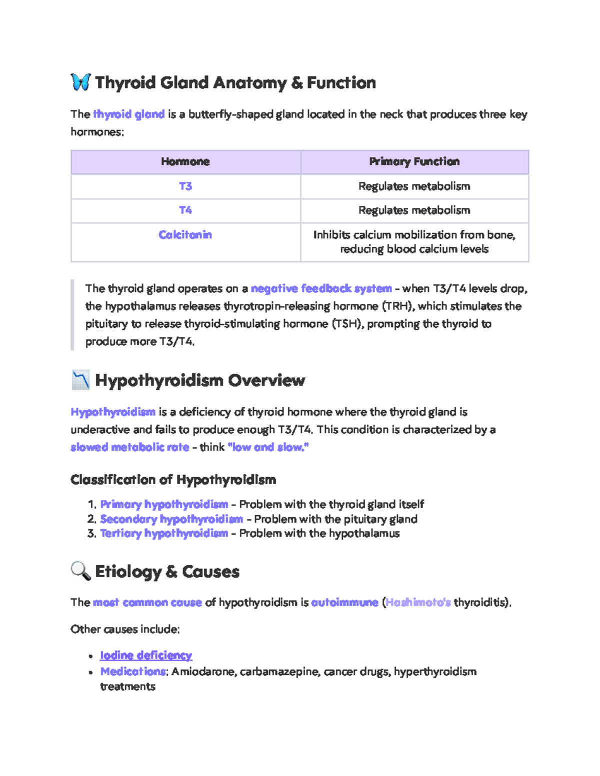 Hypothyroidism Overview & Myxedema Coma Management Guidelines (NUR 301 ...