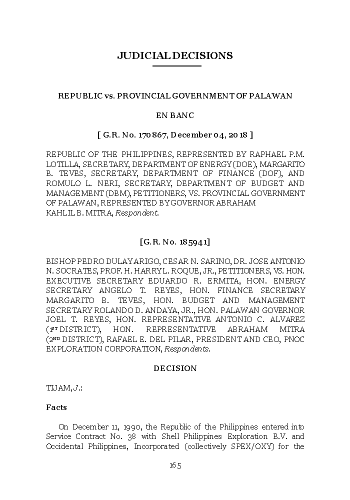 Republic vs. Palawan Case Digest: Supreme Court Decision Analysis - Studocu