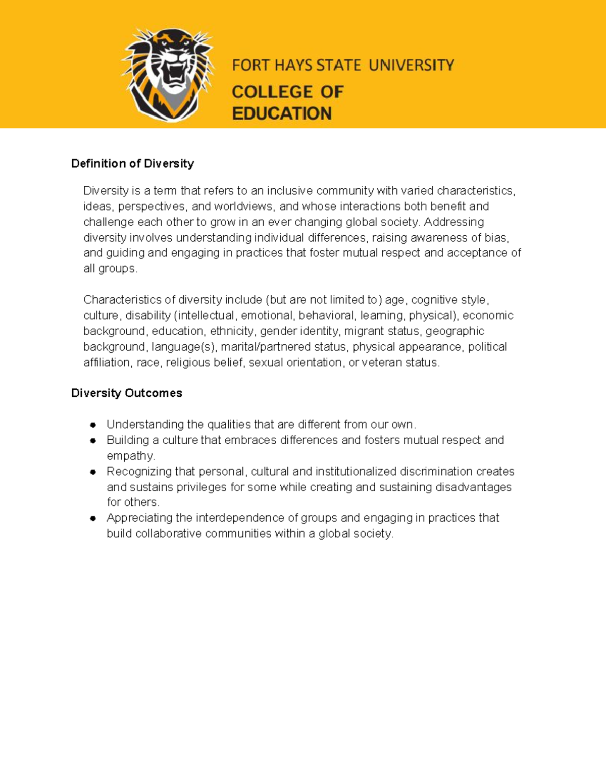 Understanding Diversity: Characteristics, Outcomes, and Challenges ...