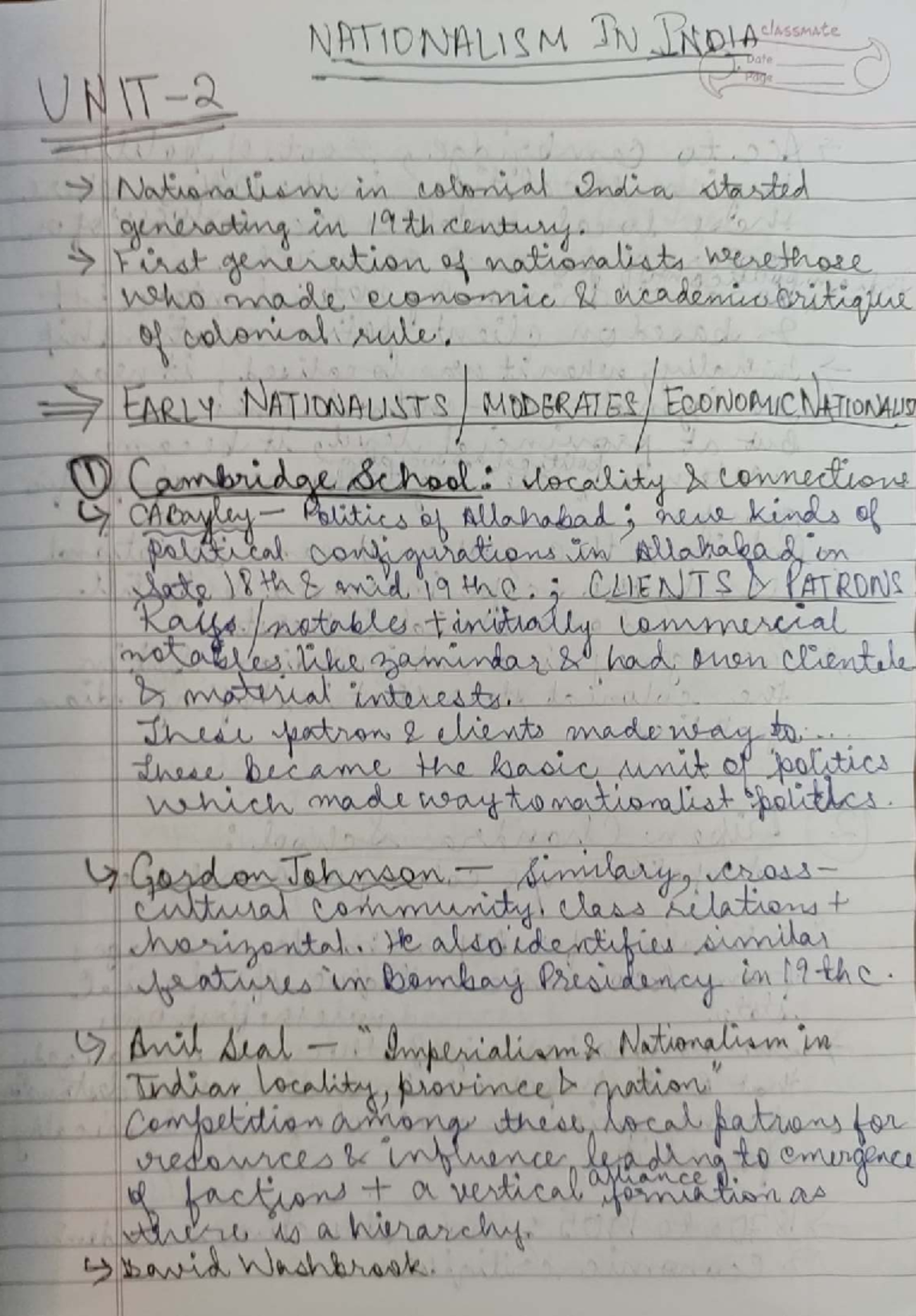 Moderate Nationalism Notes Hoi 8 - Studocu