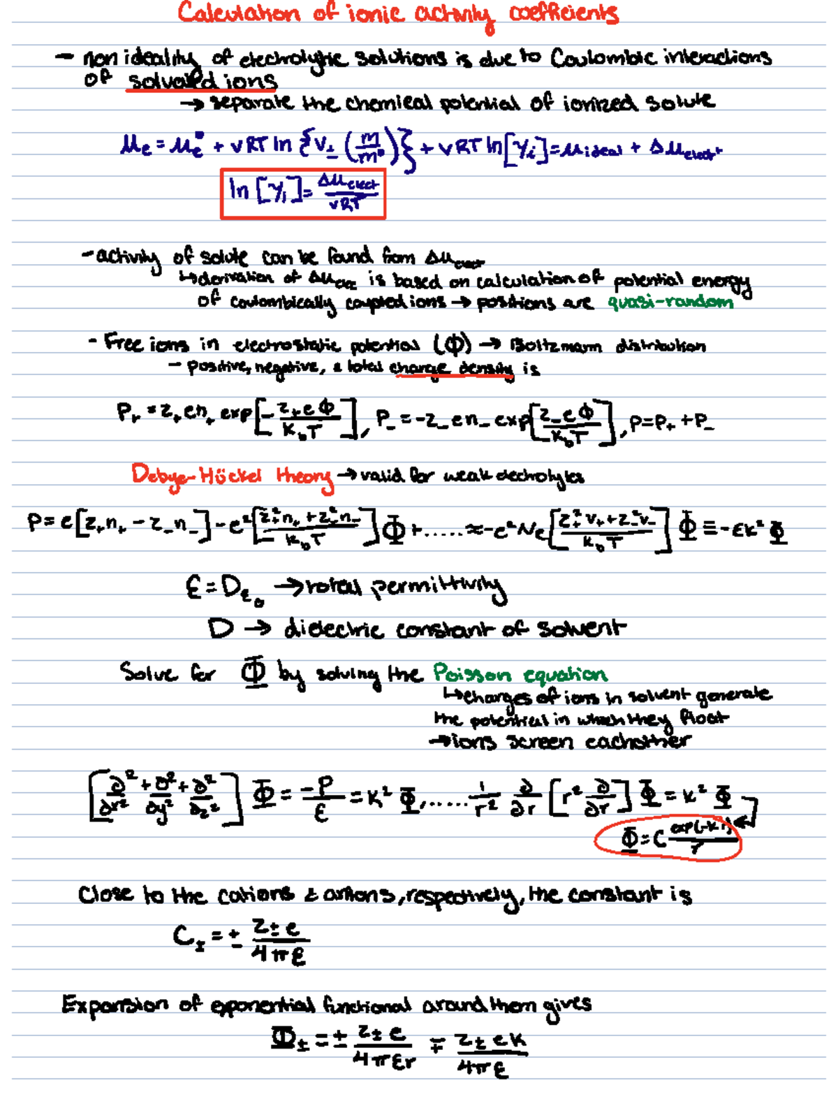 Lecture 29 - calculation of ionic activity coefficient - Calculation of ...