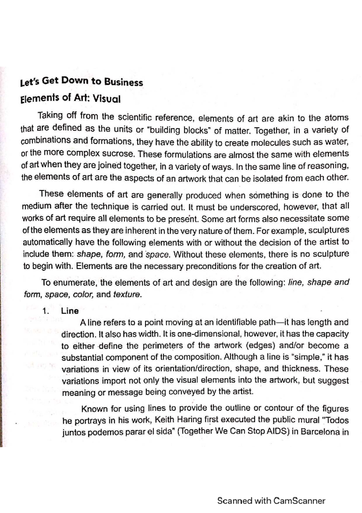Elements of Art: Comprehensive Notes for CO 3.0 - Studocu