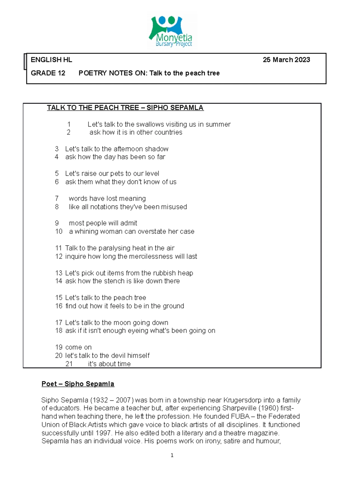Tsotsi Chapter Summary And Plot English Home Language Grade 11 Tsotsi Chapter Summary And Plot English Home Language Grade 11