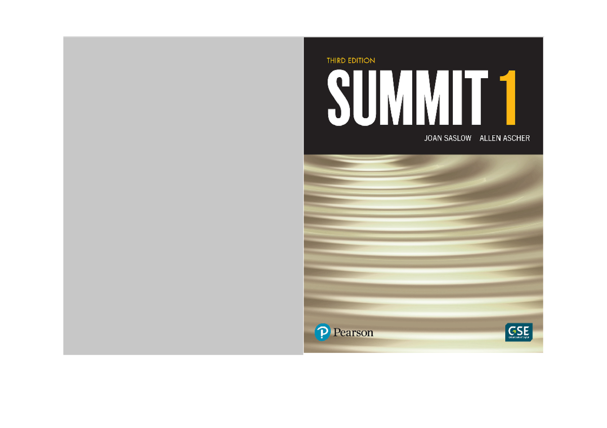 ENT 403 - summit 1 student book - ####### Cover To access the Summit ...