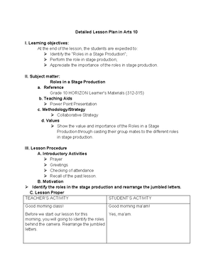 El Filibusterismo - Grade 10 lesson plan - MASUSING BANGHAY ARALIN sa ...