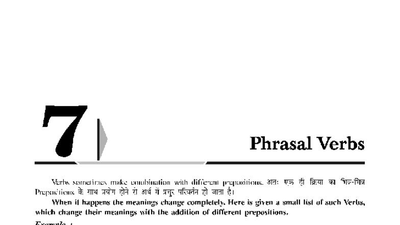 Phrasal Verbs: Understanding Their Meanings - Class 12 General English ...