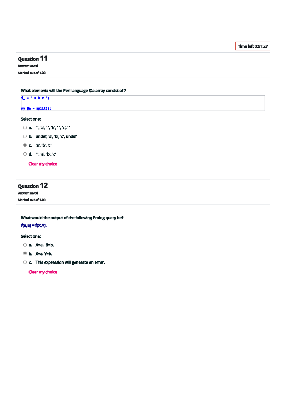 Final Exam (Proctored) CS 4402 Part 2: Key Programming Concepts - Studocu