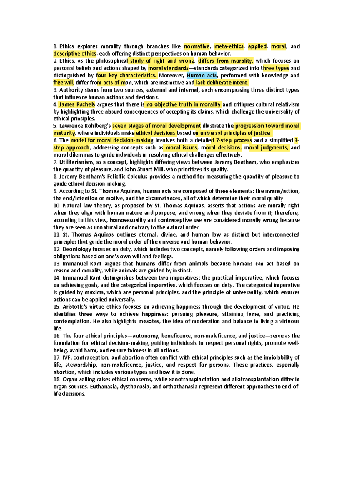 Ethics 101: Comprehensive Overview of Key Ethical Theories and Concepts ...