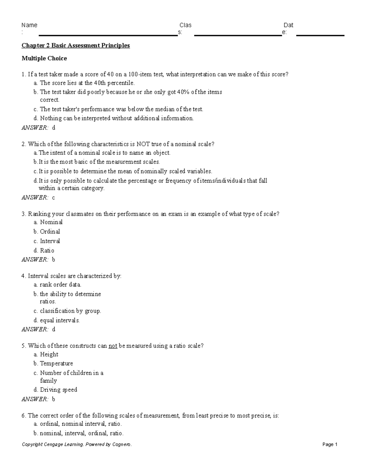 Chapter 2 Basic Assessment Principles - : s: e: Chapter 2 Basic ...