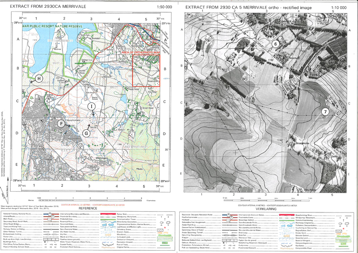 Merrivale Orthophoto Map Analysis - 2930CA Document - Studocu