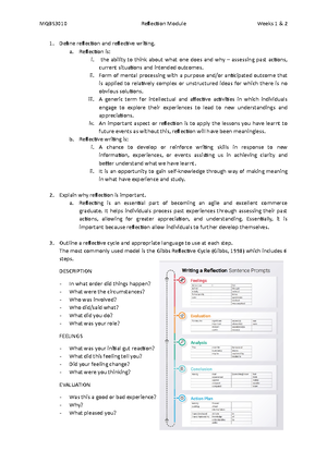 Infographic for Reflective Essay - Scholarship Business Knowledge and ...