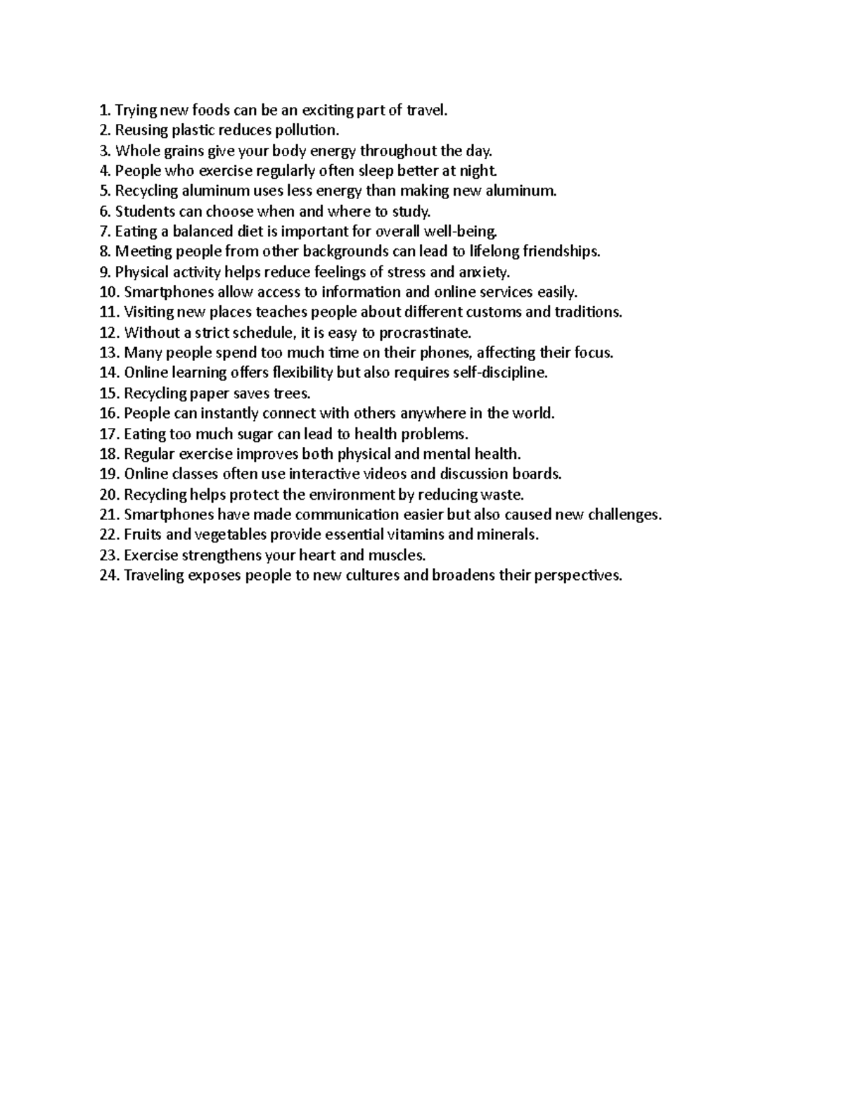 Main Idea & Supporting Details Exercise: Exploring Key Concepts - Studocu