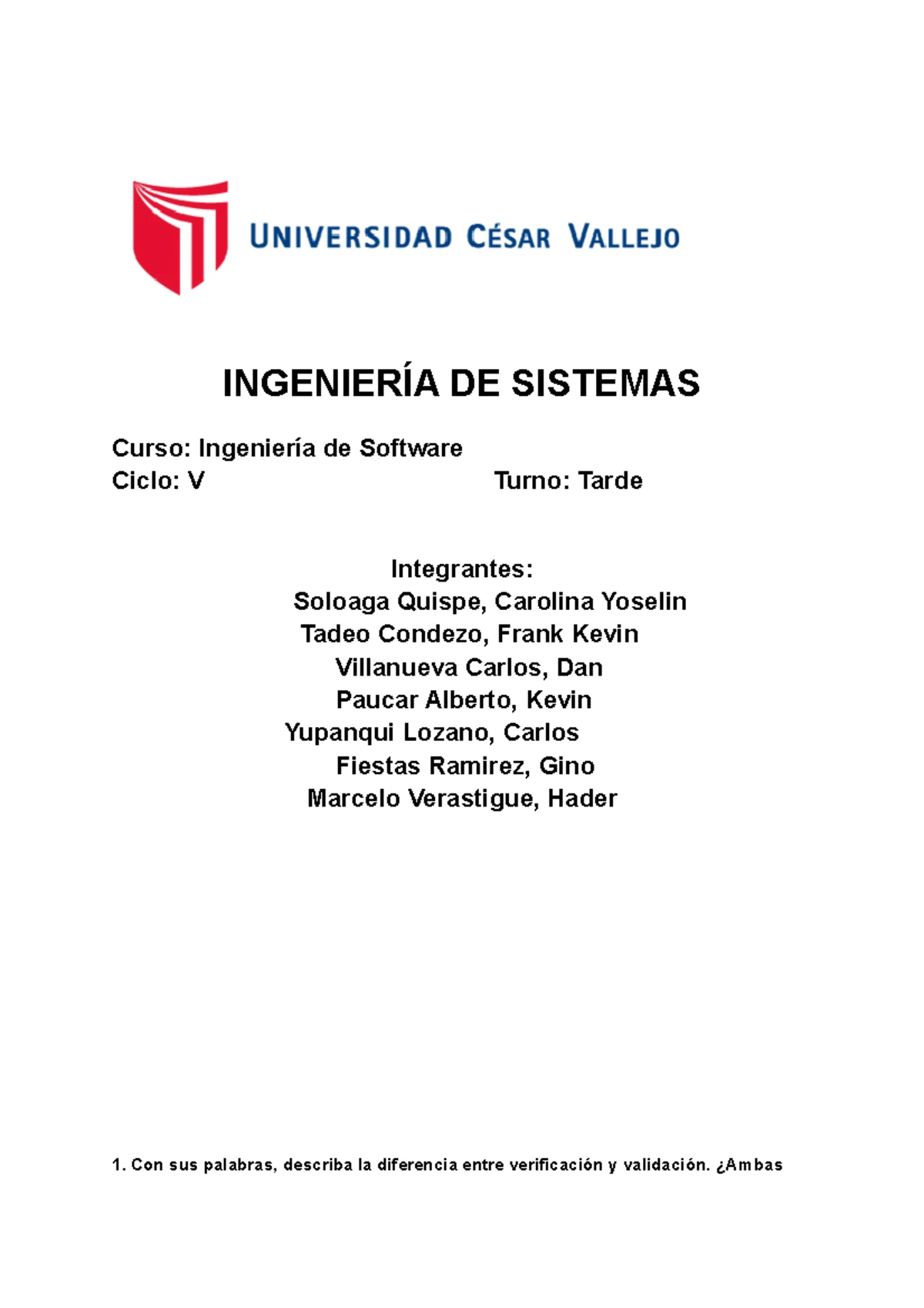 Examen Final B1T1 IS: Programación y Diagrama de Ingeniería de Software - Studocu