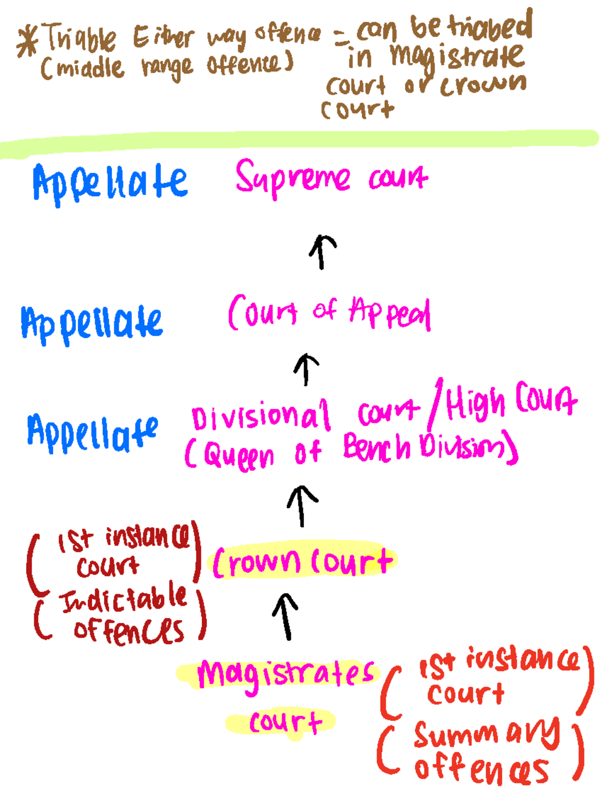 Triable Either Way Offences: Court Procedures & Appeals (LAW 101) - Studocu