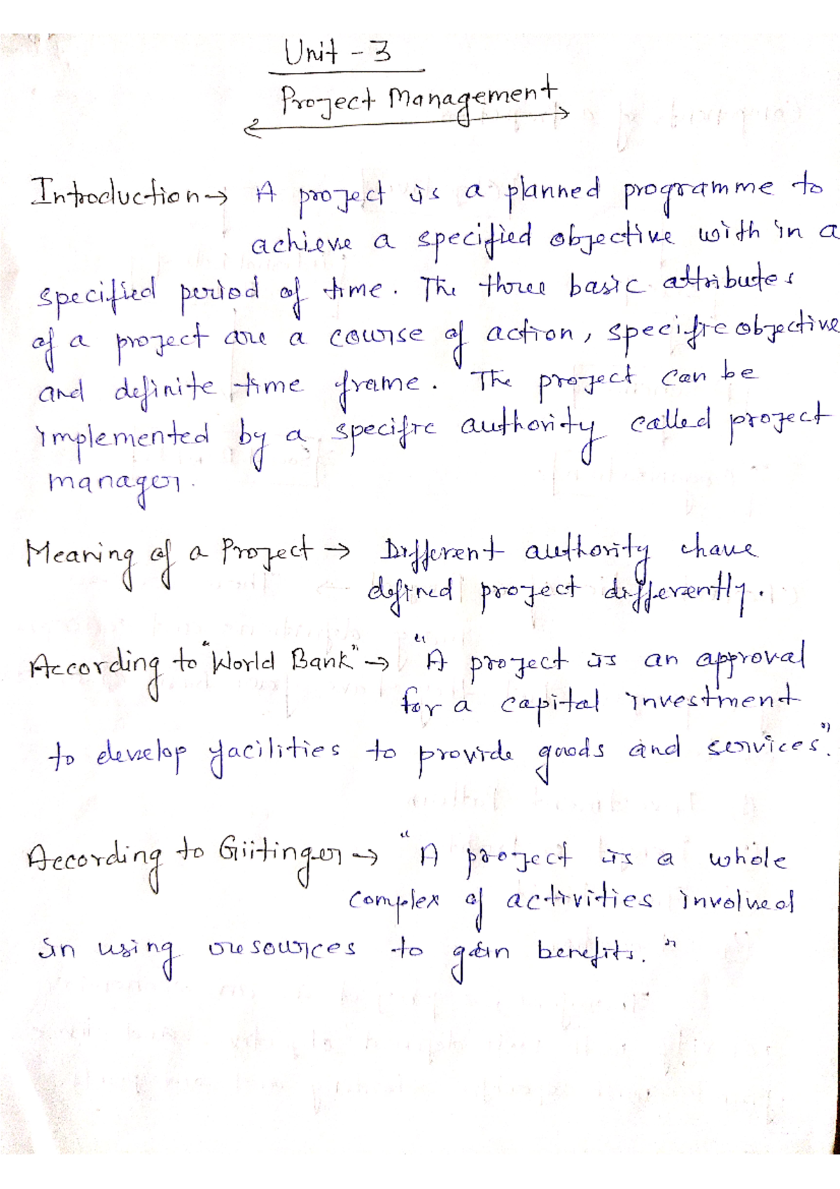PME Unit 3 Lecture Notes: Key Concepts and Highlights - Studocu