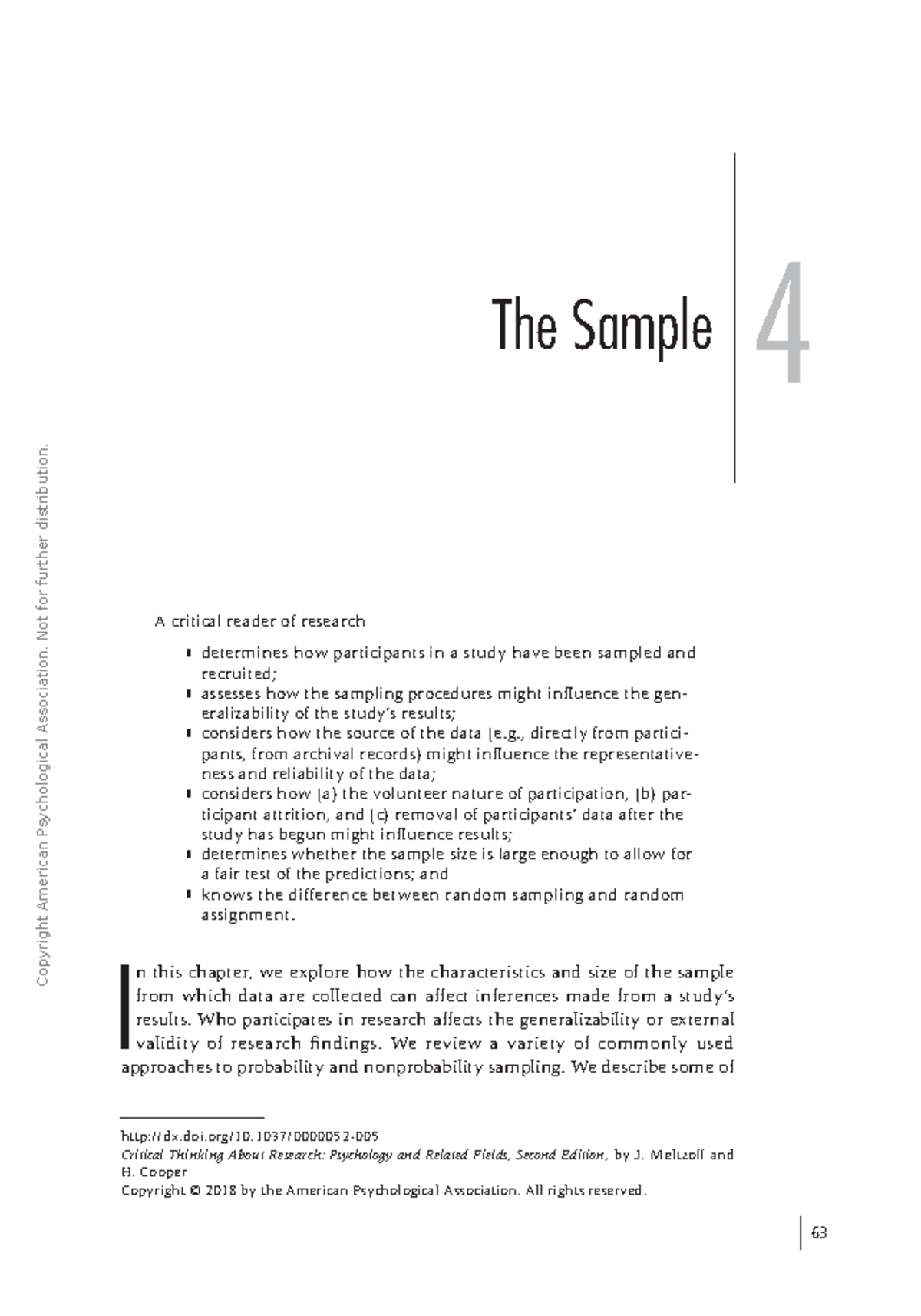 Critical Thinking About Research: Sampling & Bias in Psychology (PSY ...