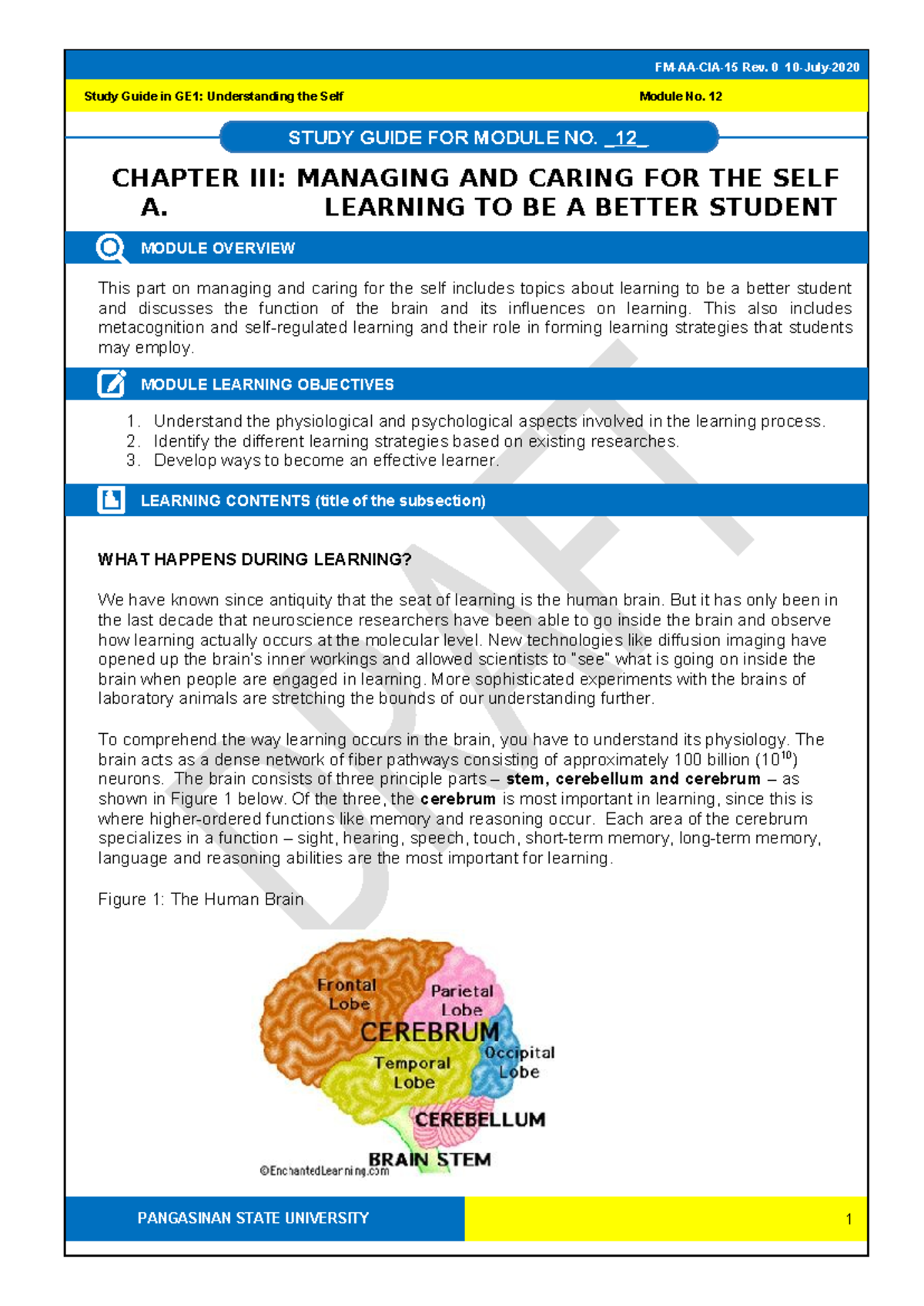 GE1 Module 12 Learning to be a Better Person - STUDY GUIDE FOR MODULE ...