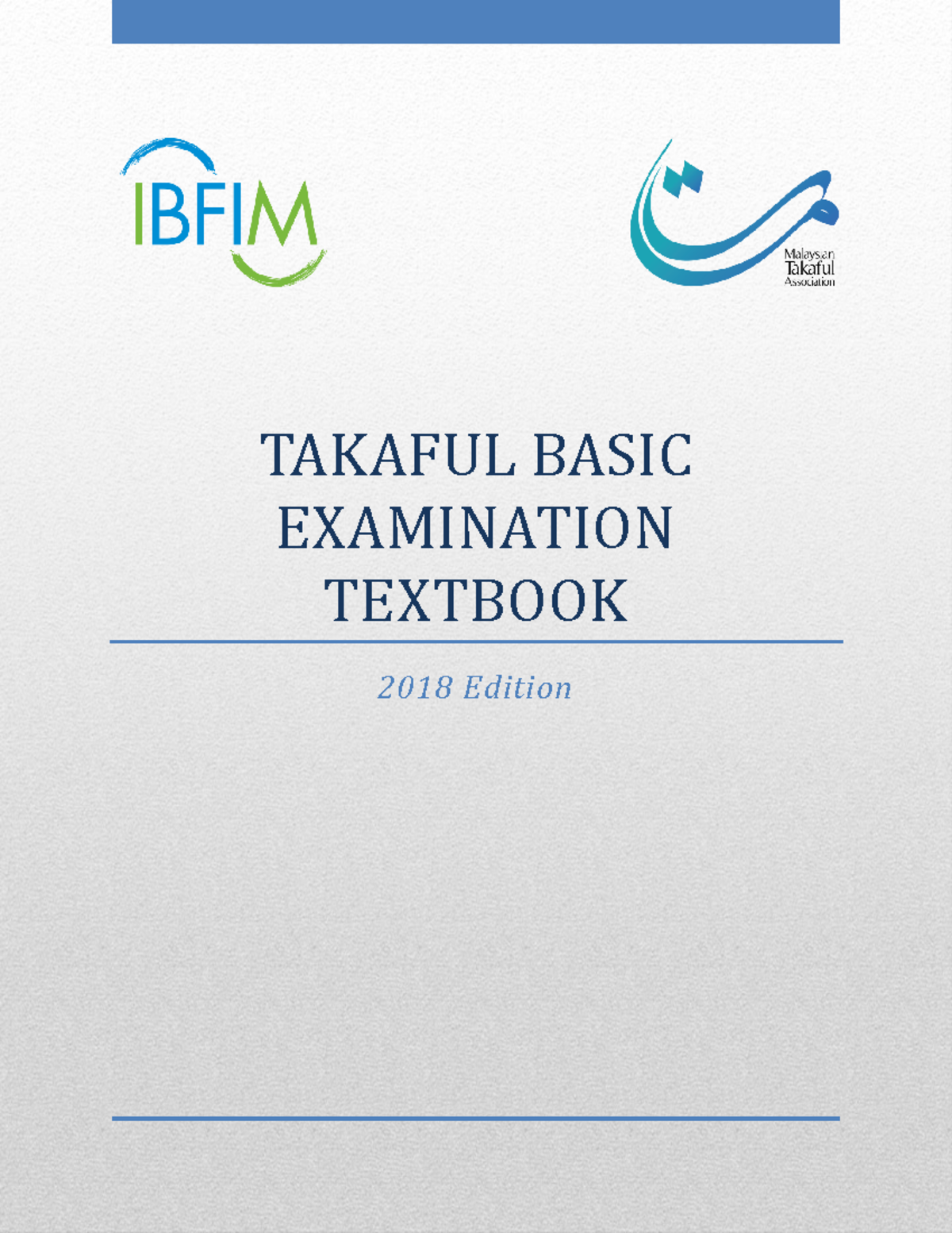 Ibfim Textbook Part A (Eng) - TAKAFUL BASIC EXAMINATION TEXTBOOK 2018 Edition Takaful Basic ...