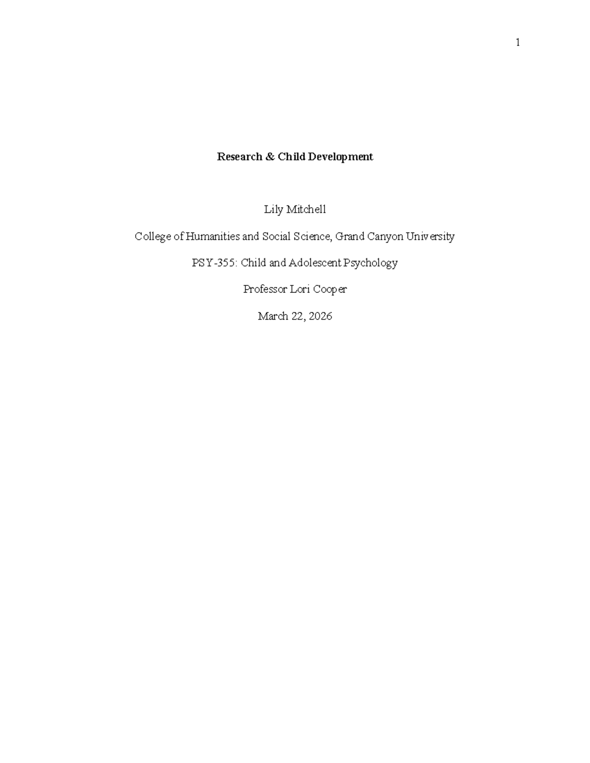 Research & Child Development: Understanding Prenatal Stages (PSY 101 ...