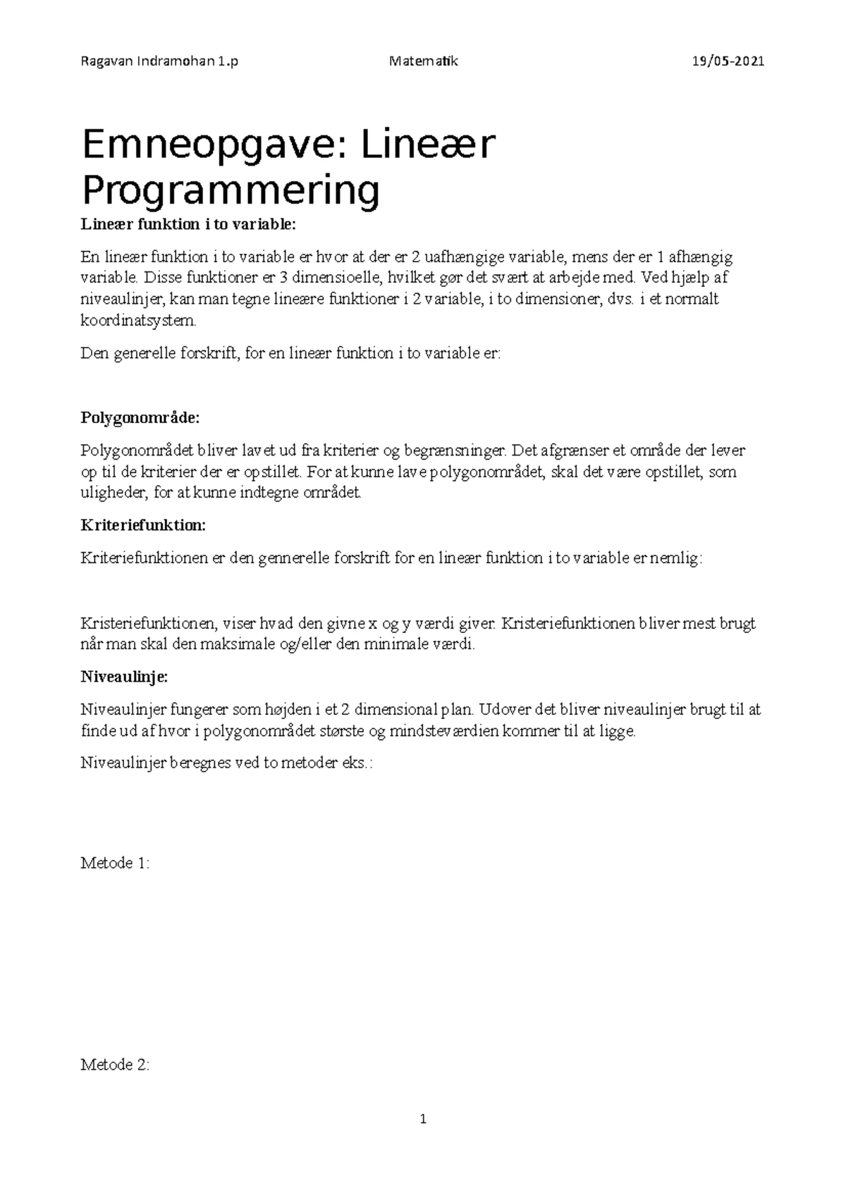 Matematik FP9 Maj 2024 - Opgaver om Leje, Rengøring og Geometri - Studocu
