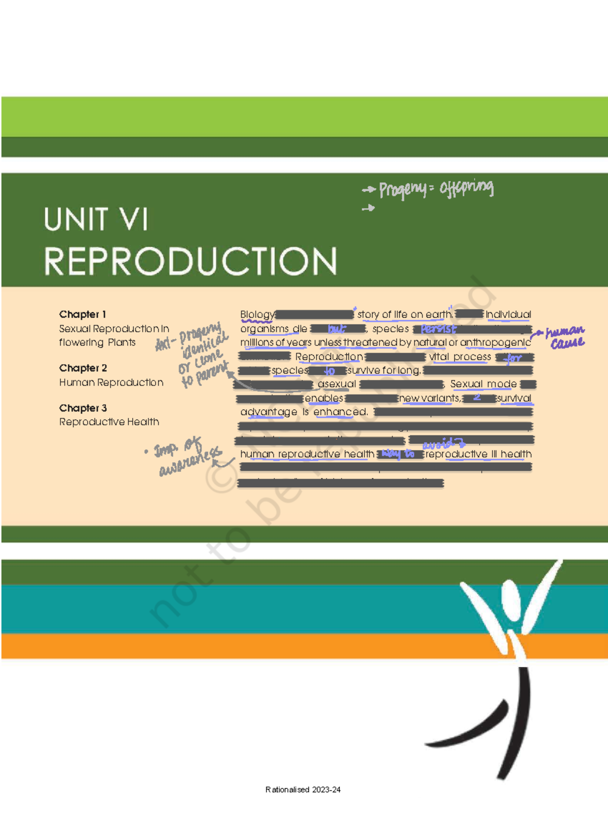 Biology 101: Chapter 1-3 on Sexual Reproduction & Health - Studocu