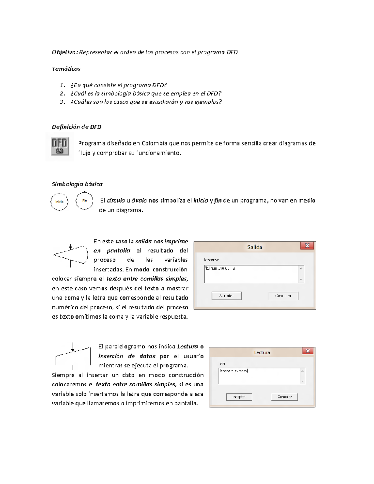 Algoritmos en DFD - Guía de Estudio para el Curso de Programación - Studocu