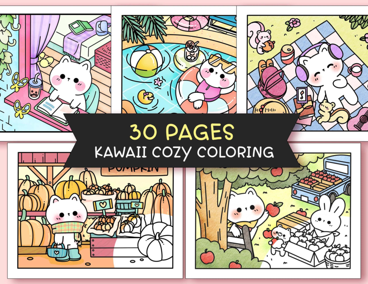 Kawaii Cozy Coloring Book: 30 Pages of Fun - Studocu