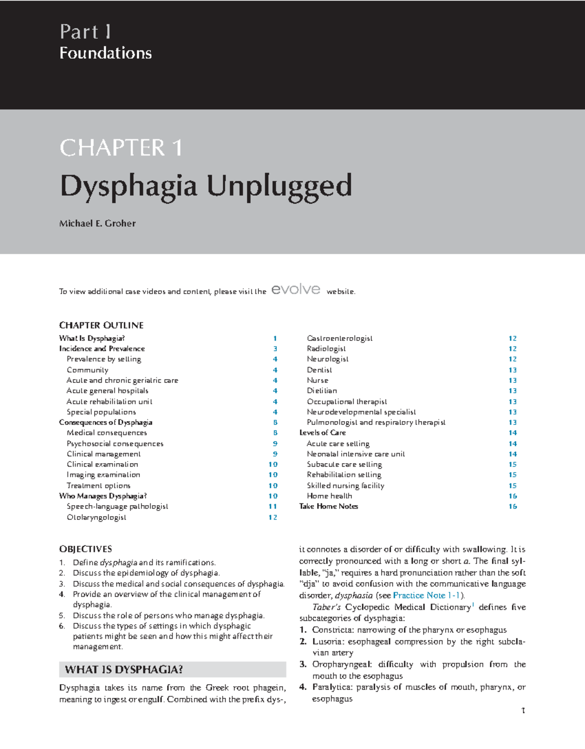 Comprehensive Overview of Dysphagia Management and Implications ...