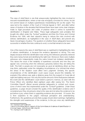 [Solved] Evidence law fruit of the poison tree UK evidence law ...