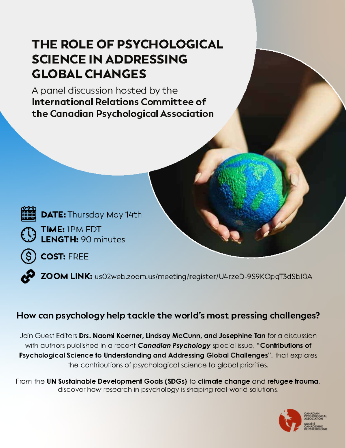 Psychological Science in Addressing Global Changes: Panel Discussion ...