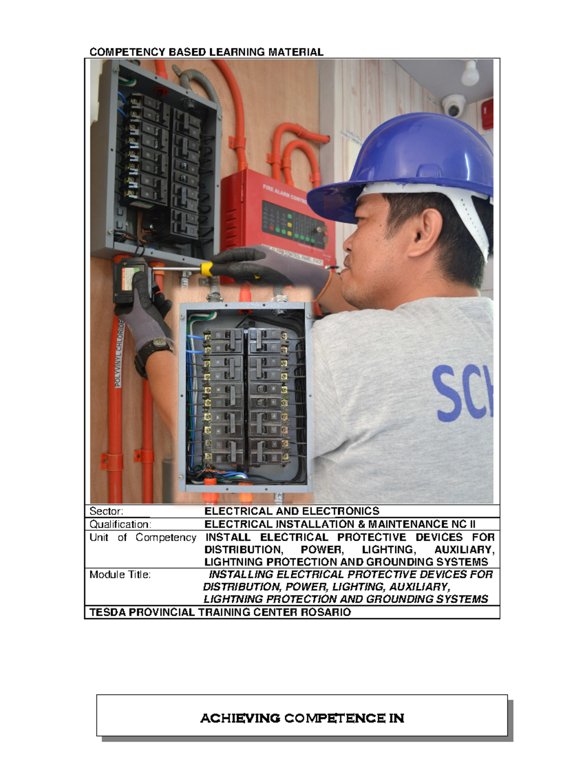 Installing Electrical Protective Devices for ELC: A Competency Guide ...