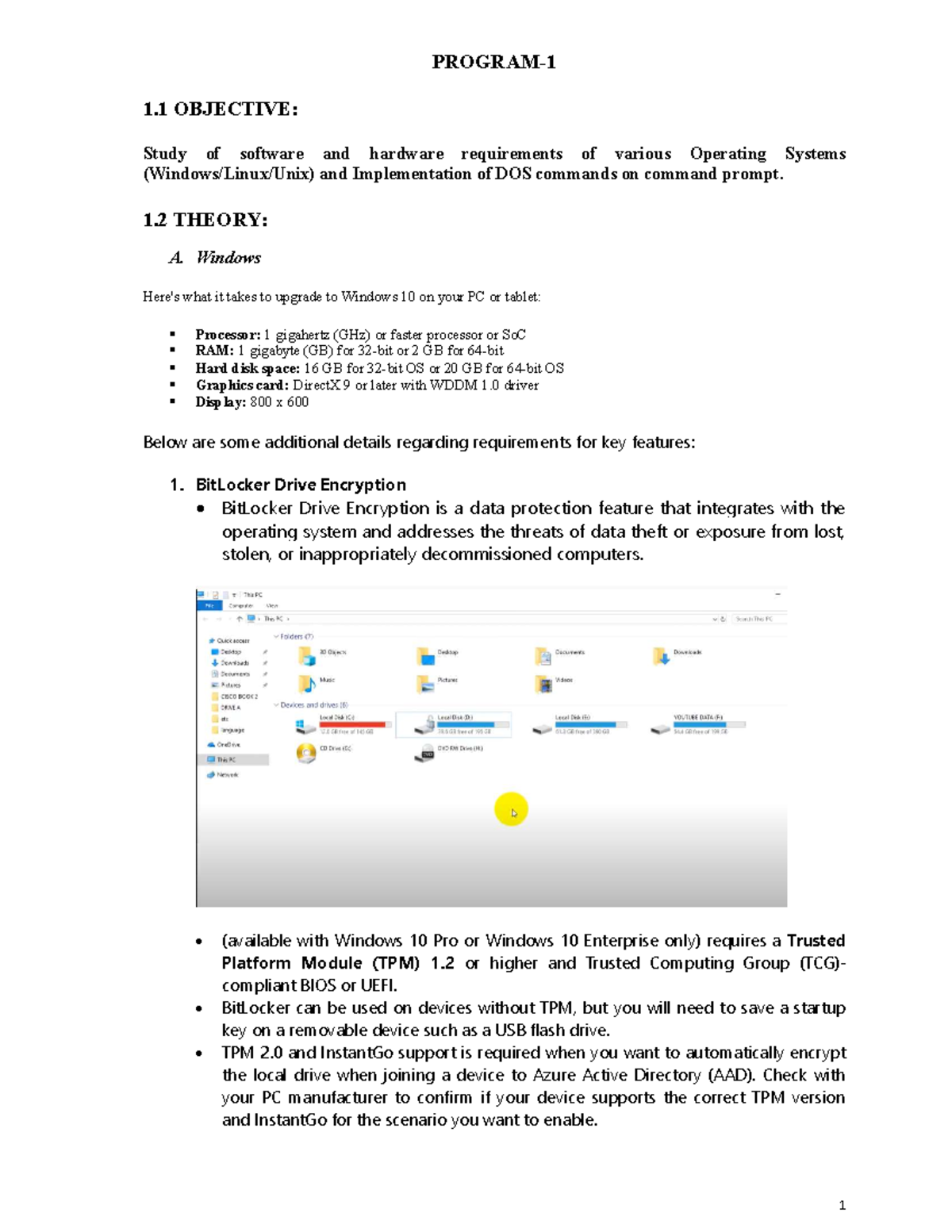 Operating System Lab Manual: Experiments 1 to 6 (OS 101) - Studocu